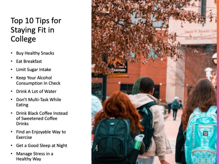 How To Stay Fit In College: 10 Tips To Staying Fit & Healthy