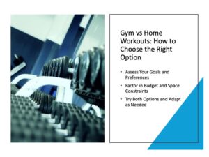 Working Out At A Gym Vs Home: Which Is Better?