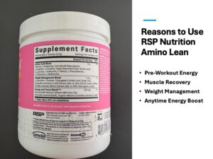 RSP AminoLean Review: Pros, Cons, Benefits, Ingredients