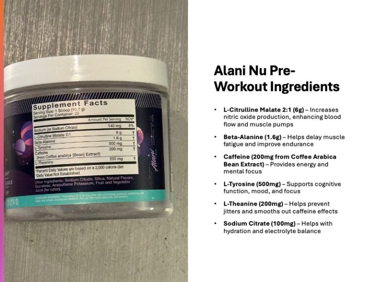 Alani Nu Pre-Workout Review: A Simple, Effective Pre-Workout