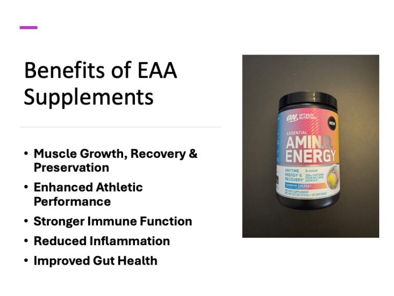 What Are EAA Supplements & Are EAA Supplements Worth It?