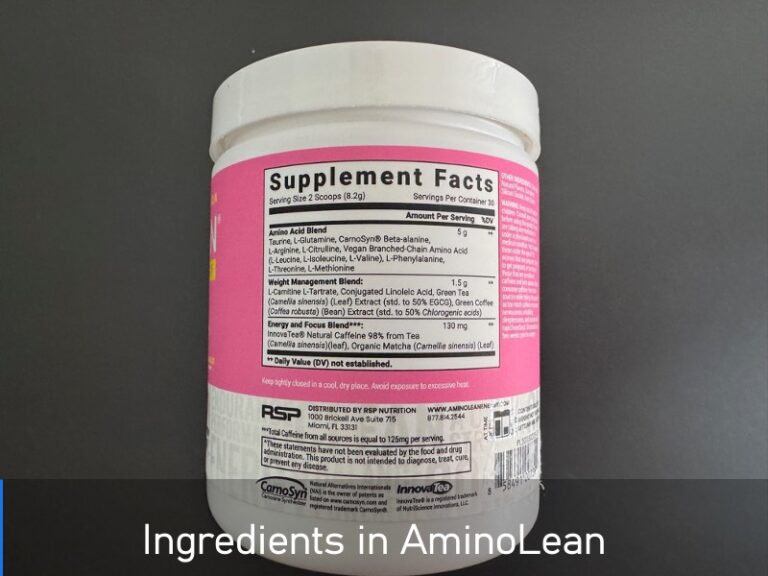 RSP AminoLean Review: Pros, Cons, Benefits, Ingredients