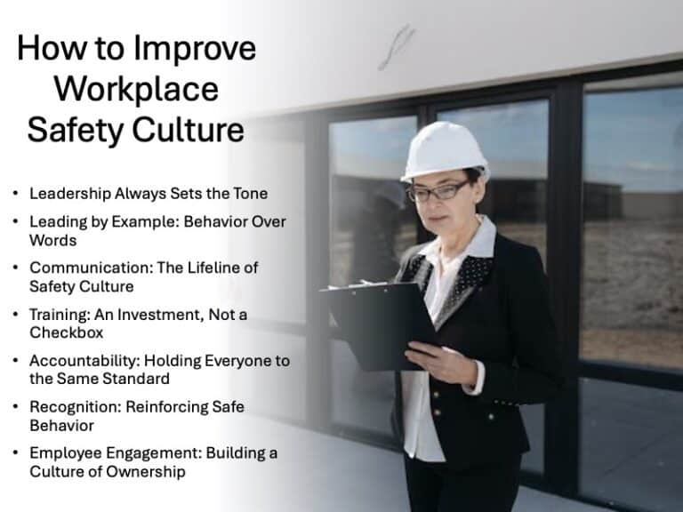 How To Improve Safety Culture In The Workplace